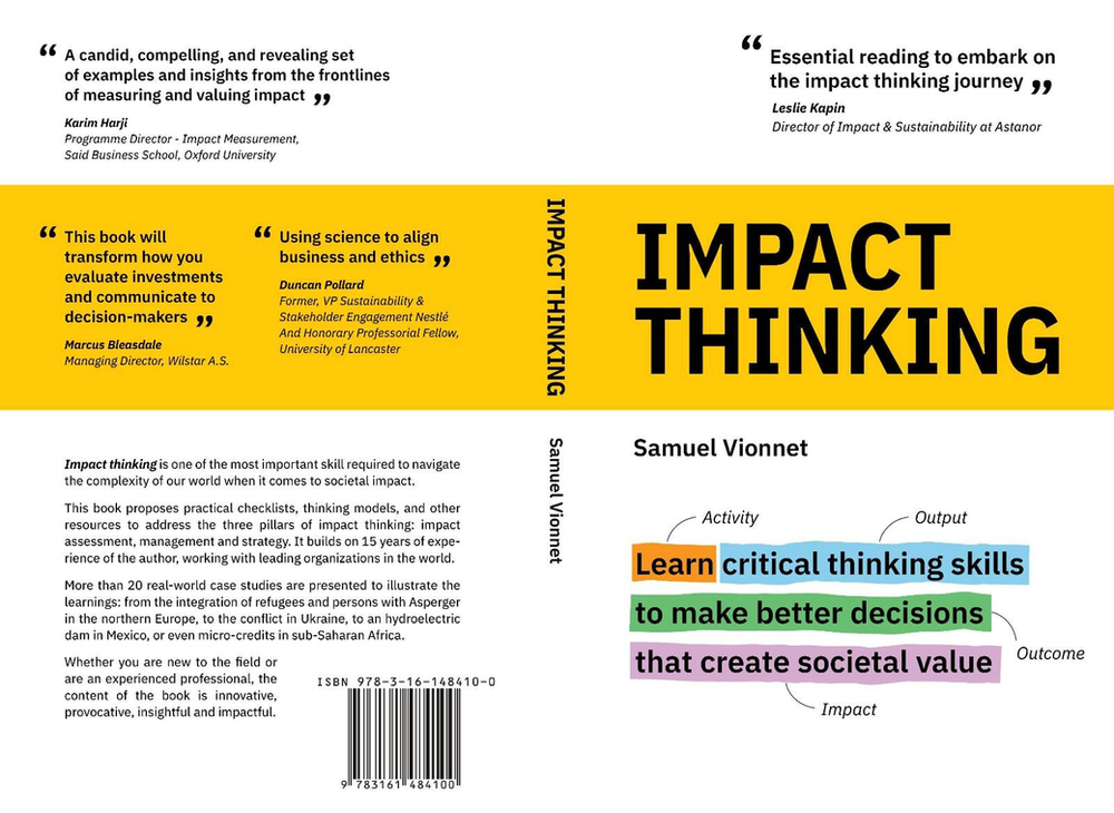 The "Impact Thinking" book